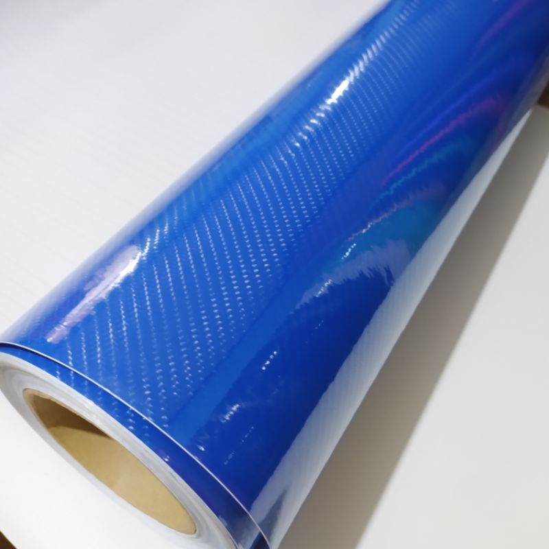 6D Blue Carbon Glossy Fiber Sticker Wrap | Shopee Philippines