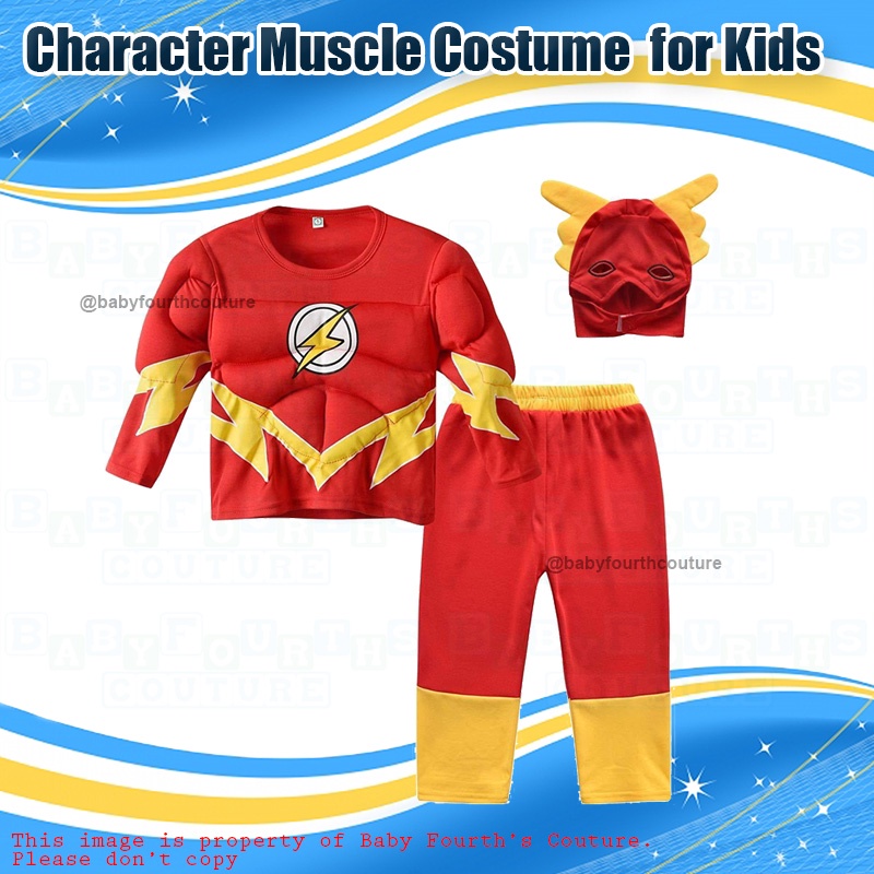COD Superhero Character Muscle Costume for Kids | Shopee Philippines