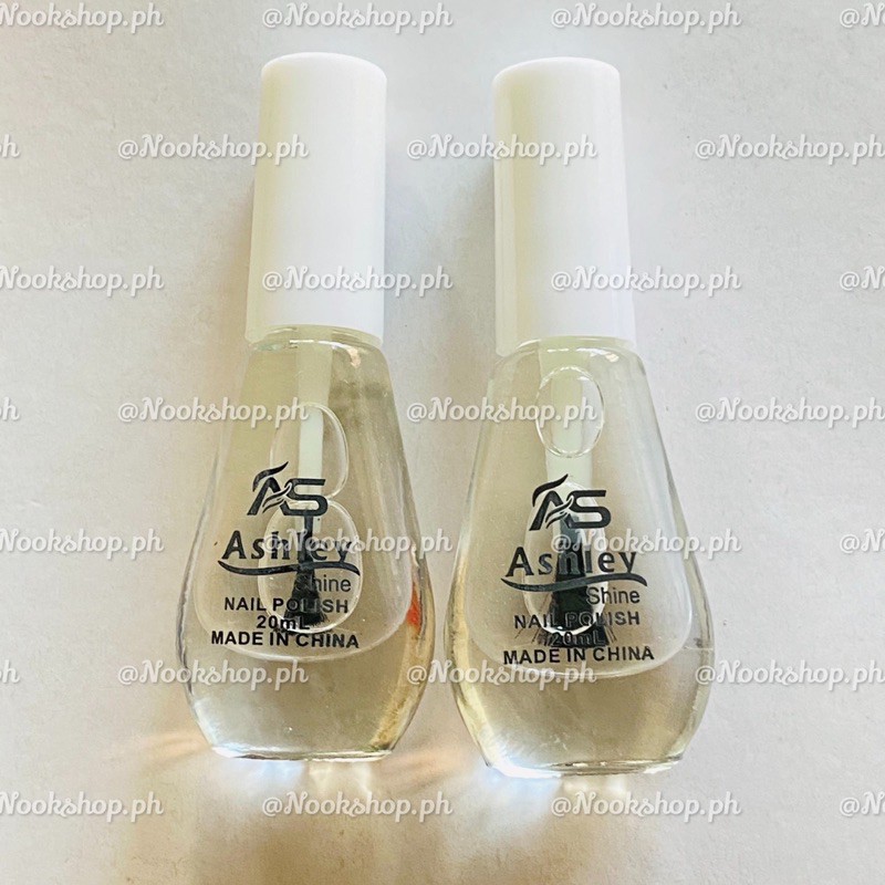 AS Ashley Shine AS045 Colorless Clear Nail Polish 20ml | Shopee Philippines