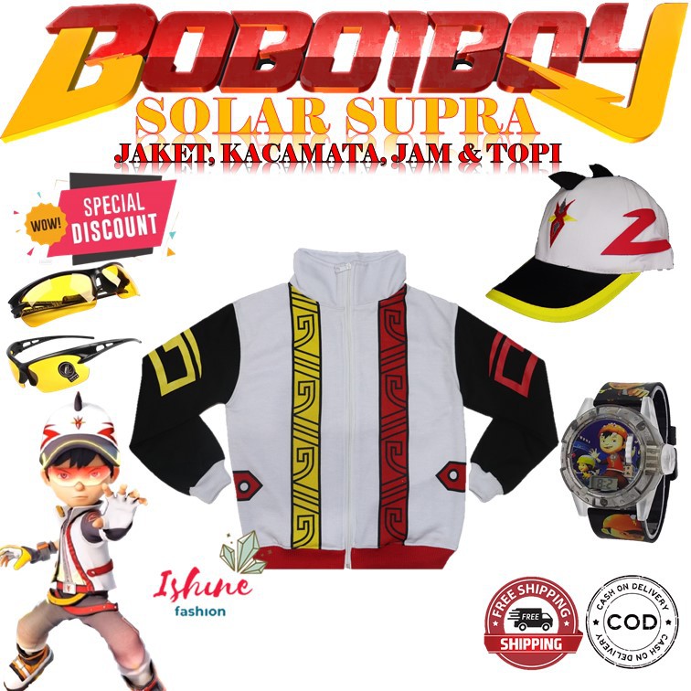 Boboiboy Solar Supra Fleece Costume Package | Shopee Philippines