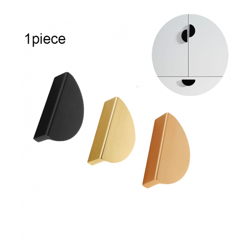 3 colors optional Cabinet Pull Handles Semicircle Cabinet Pulls for ...