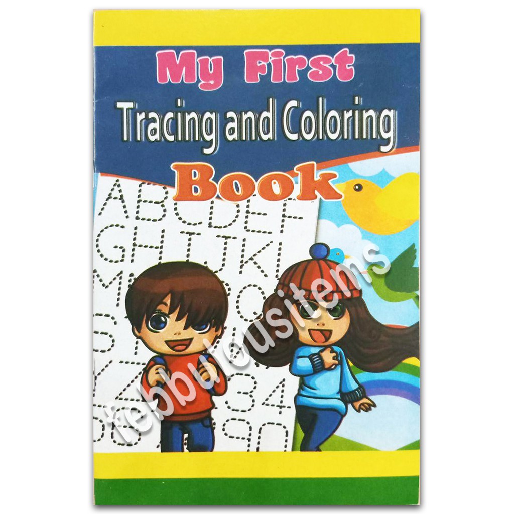 My First Tracing And Coloring Book Children's Educational Book | Shopee ...
