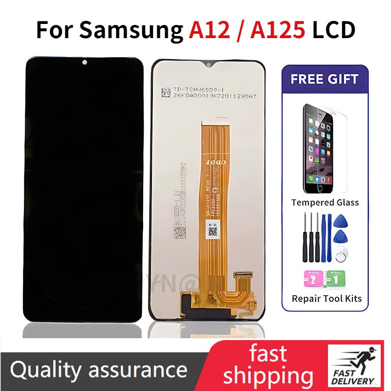 For Original LCD Samsung A12 / A125 LCD / TouchScreen Replacement ...
