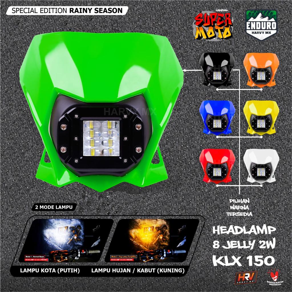 Headlamp Reflector Shell Headlamp HRV KLX Bigfoot / Dtracker DT NEW 12 ...
