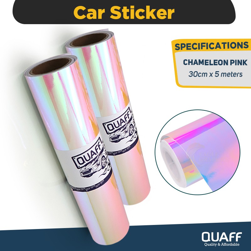 QUAFF Eco Solvent Printable Car Sticker Reflective Spectrum / Honeycomb ...