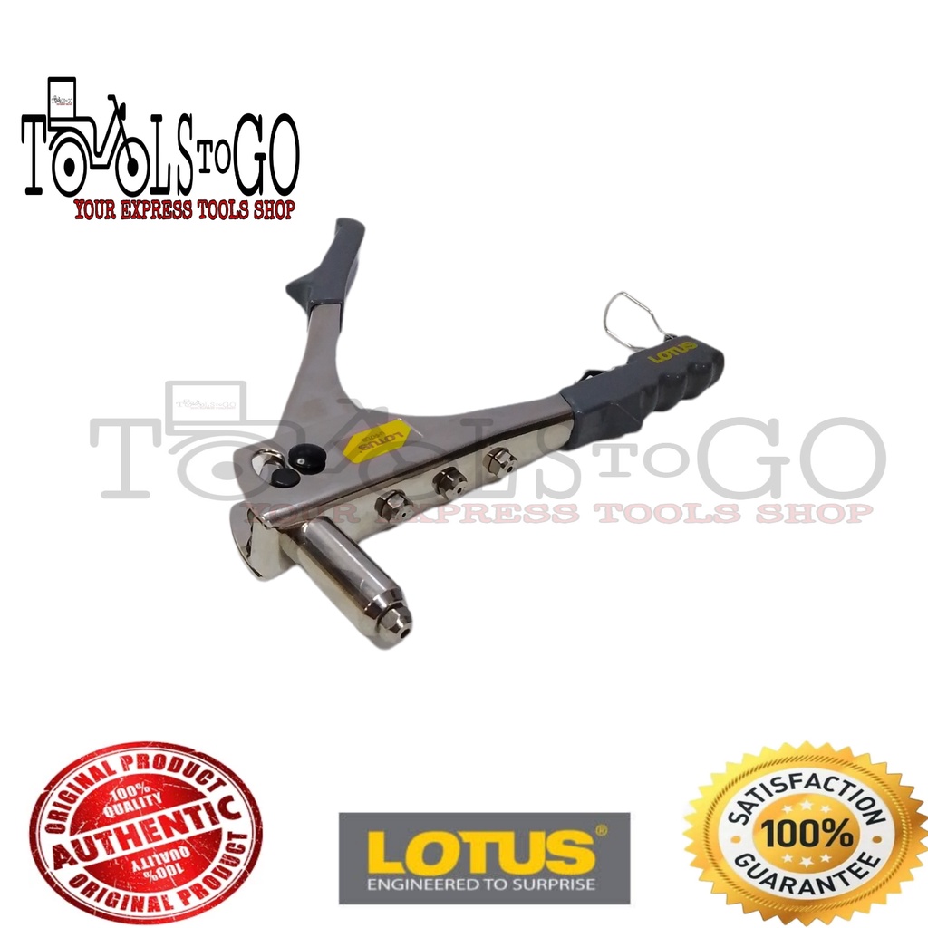 Lotus Hand Riveter LHR709 (Chrome) | Shopee Philippines