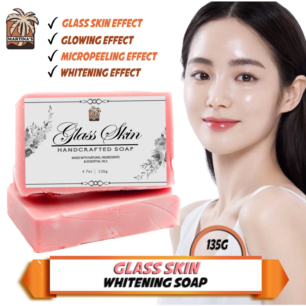 GLASS SKIN SOAP Martina's Whitening Soap with Micropeeling ...
