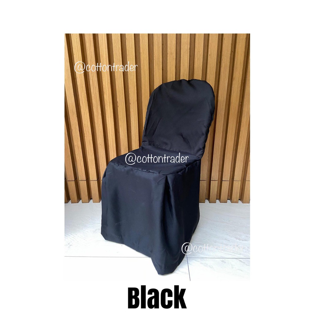 Monoblock Chair Cover Cloth Katrina Fabric (READY MADE) | Shopee ...
