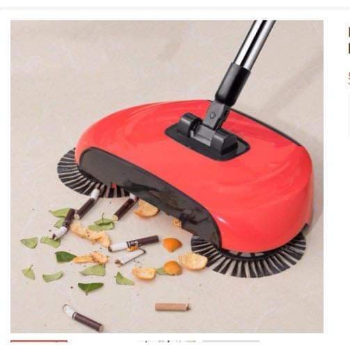 JH THE ROTATING SWEEPER SPIN BROOM (360° rotation Hand-propelled ...