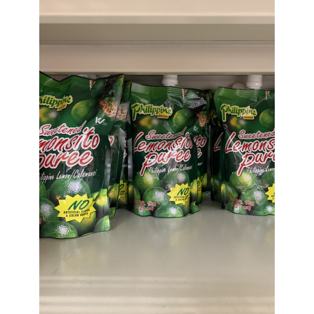 Sweetened Lemonsito Puree 1kg (Profood Export Quality) | Shopee Philippines