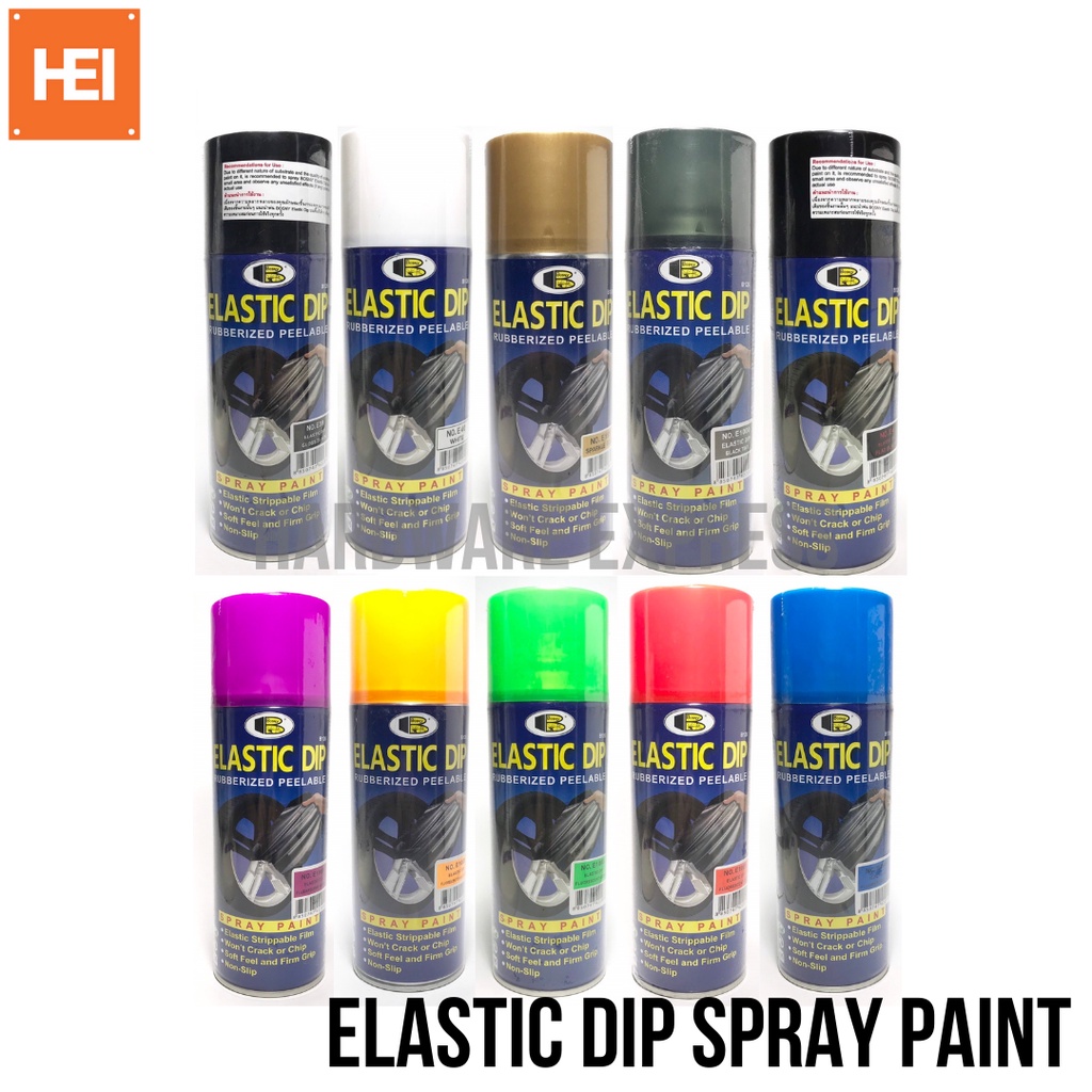 BOSNY Elastic Dip Rubber Coating Peelable ( Elastidip ) Different ...