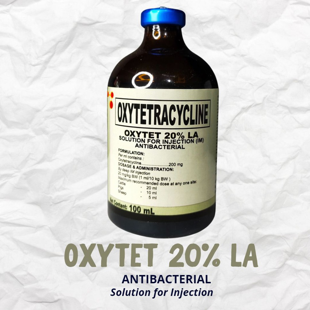 OXYTETRACYCLINE (OXYTET 20% LA) 100mL | Shopee Philippines