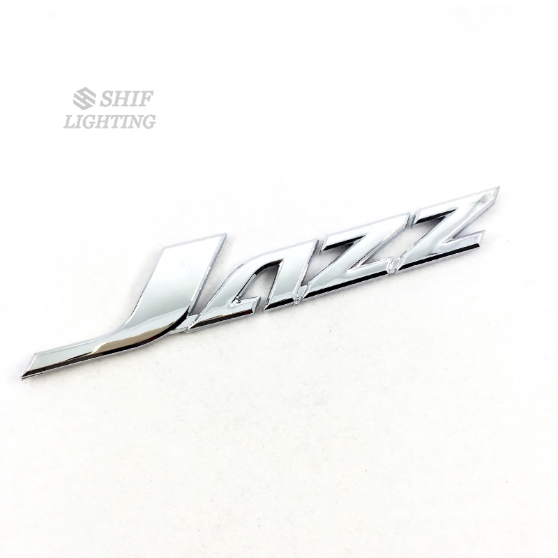 1 x ABS Chrome JAZZ Letter Logo Car Auto Rear Trunk Emblem Sticker ...