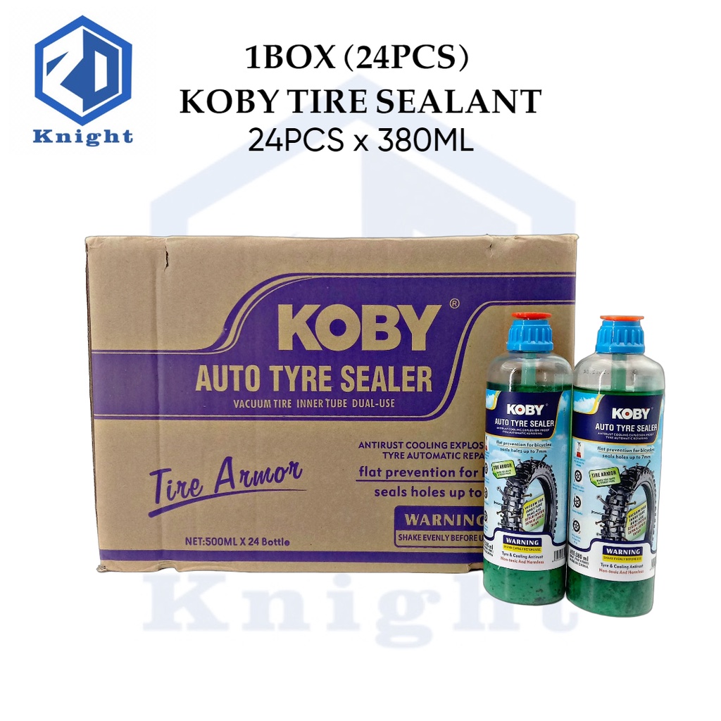 Knight 24Pcs (1Box) Auto Koby Tire Sealant Liquid Anti-Flat Tyre For ...