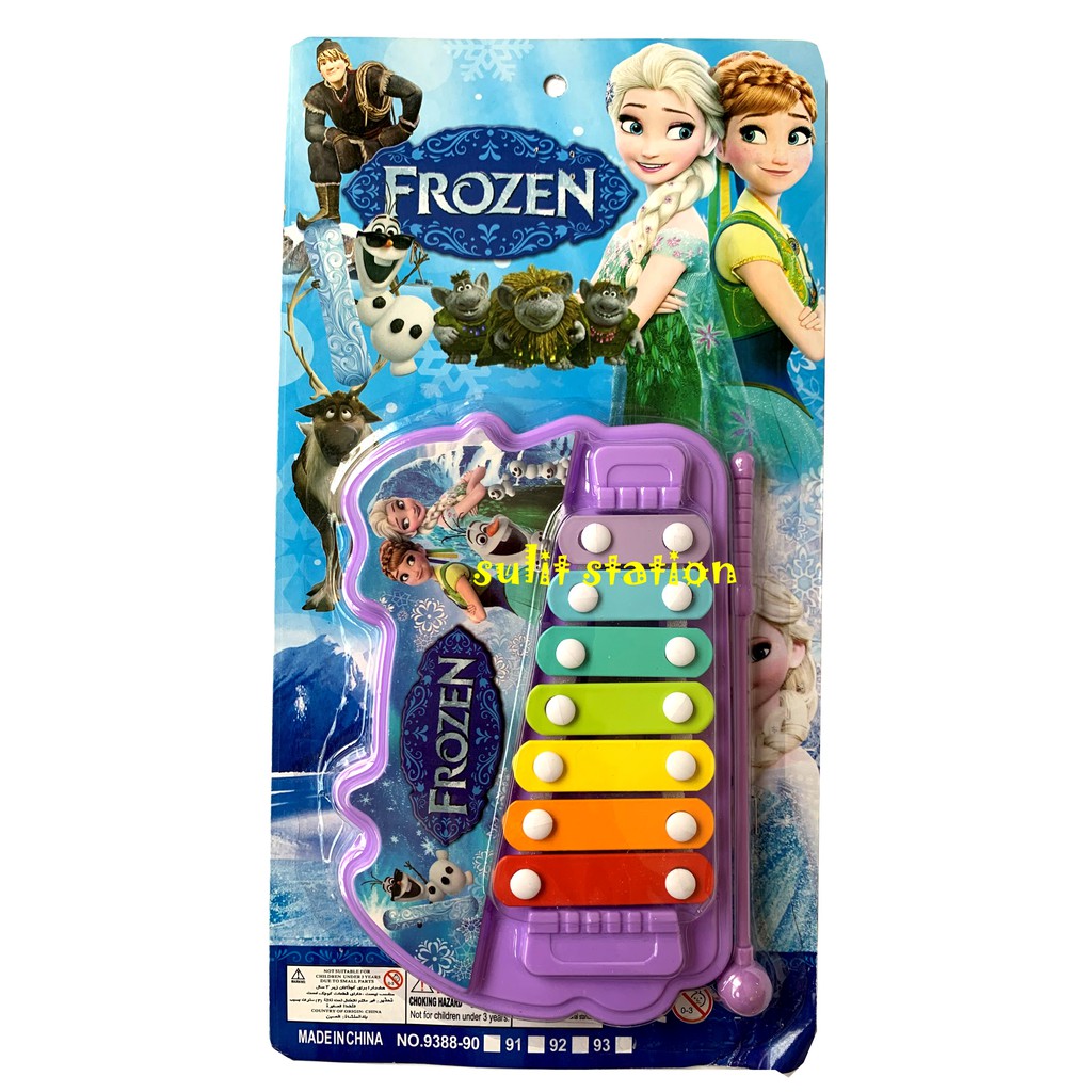 FROZEN ELSA ANNA XYLOPHONE MUSICAL INSTRUMENT PLAY FUN GAME TOYS ...