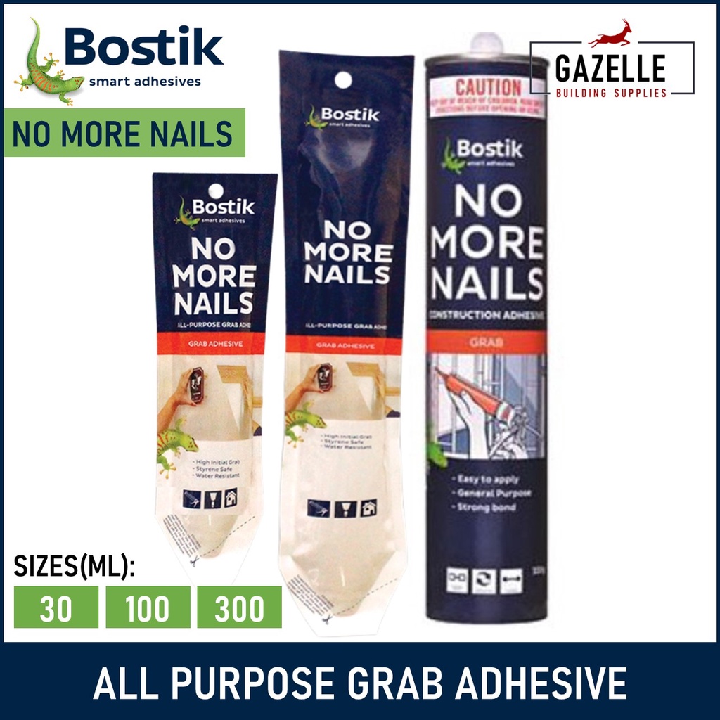 Bostik No More Nails General Purpose Construction Adhesive - 30ml ...