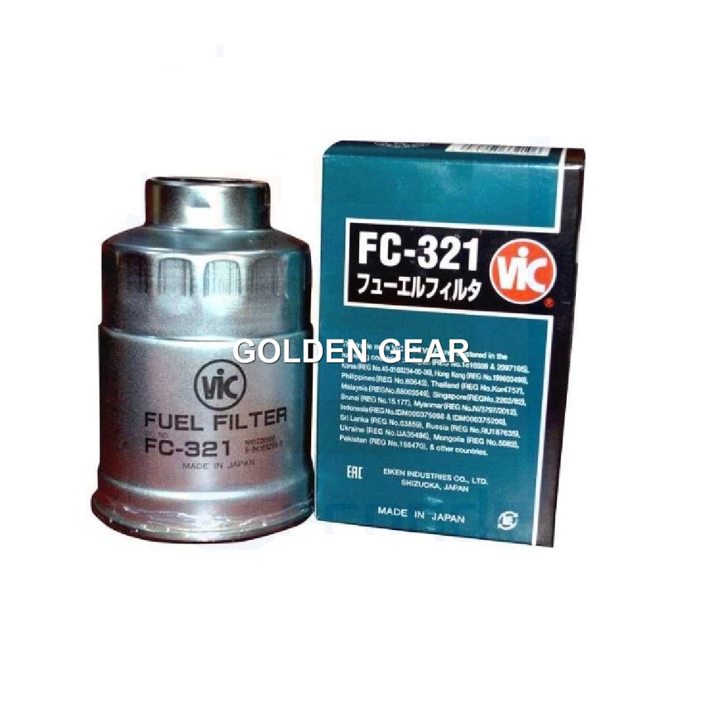 VIC FC-321 FC321 Fuel Filter Mitsubishi L300, Adventure, Pajero ...