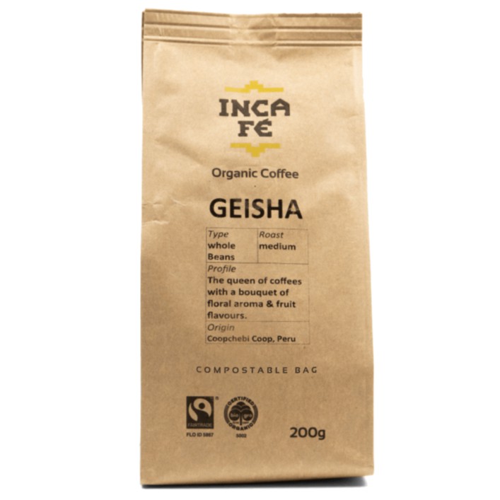 Inca Fe Geisha light-Medium Roast (200g) | Shopee Philippines