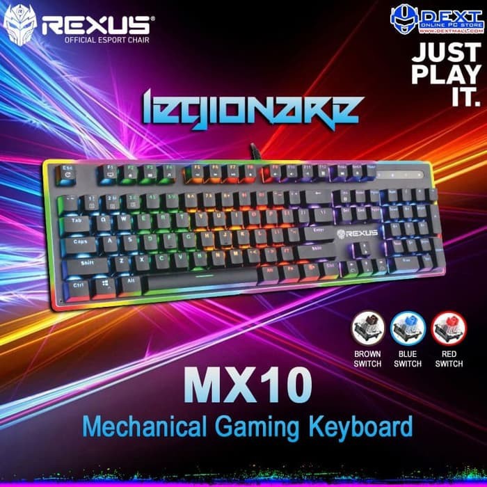 Rexus Legionare RGB MX10 Mechanical Gaming Keyboard | Shopee Philippines