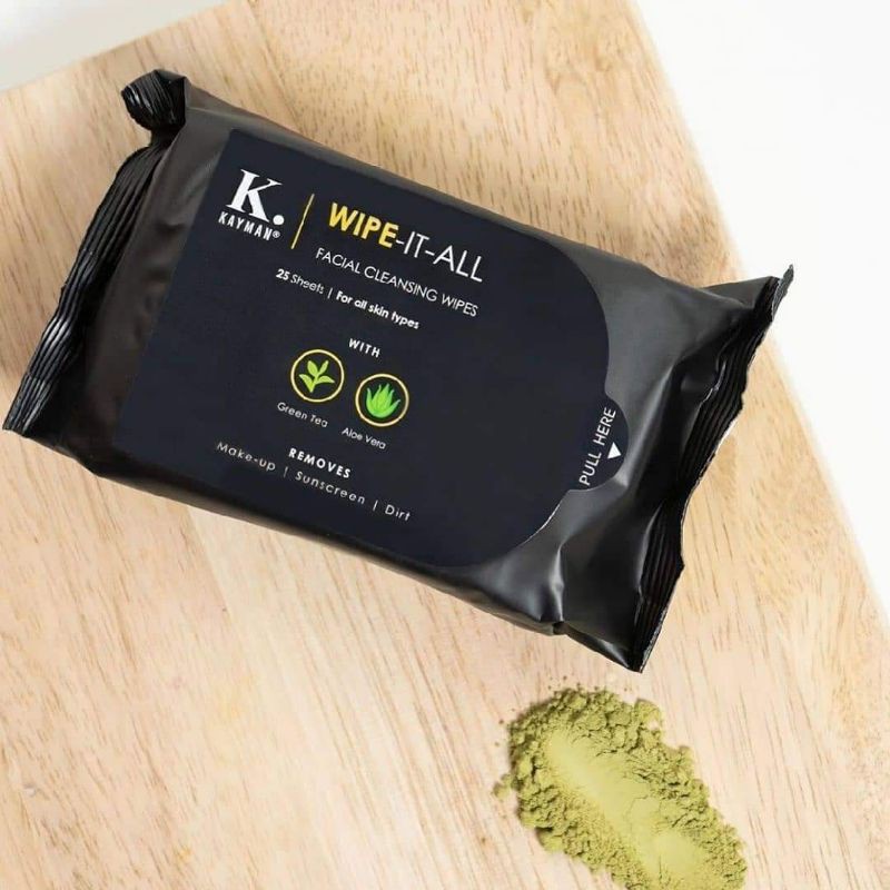 Kayman Beauty Wipe-It-All Facial - Facial Cleansing Wipe + | Shopee ...