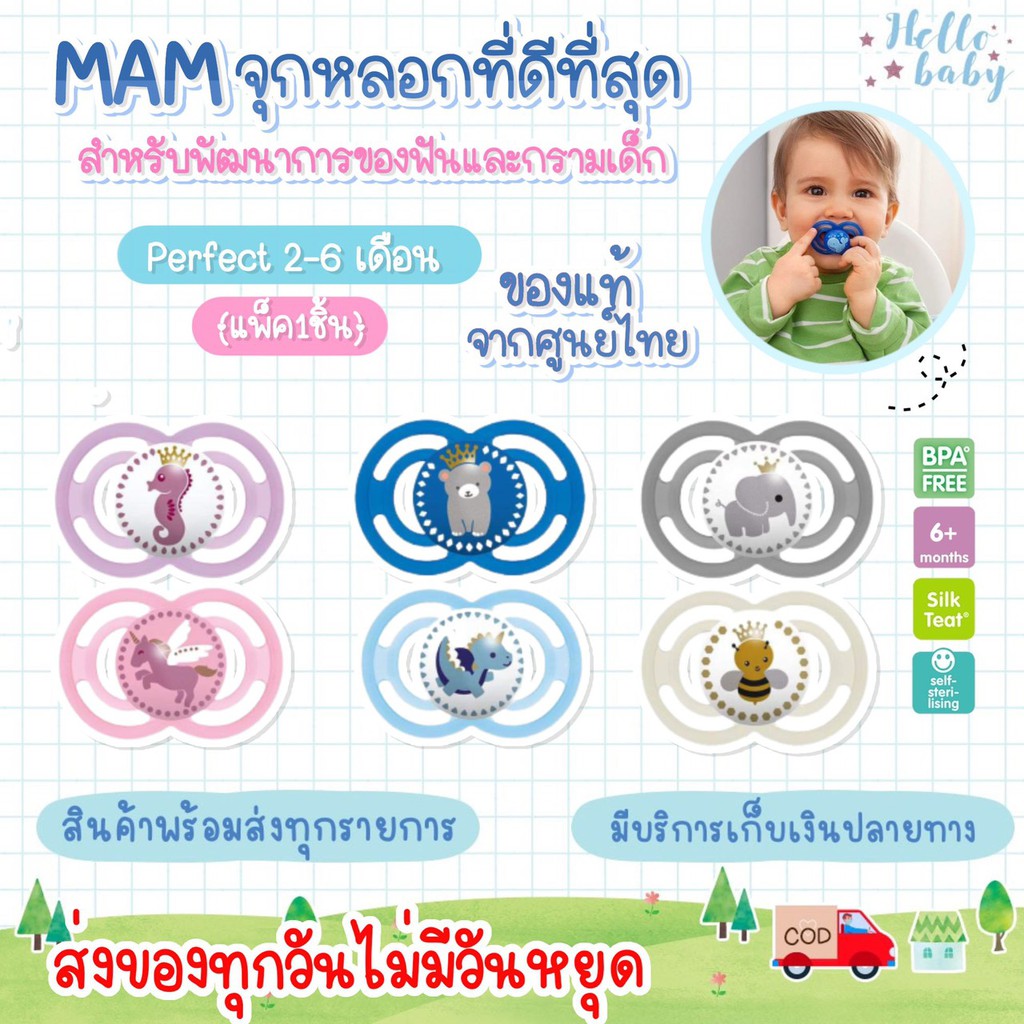 Express Delivery Every Day Without Vacation MAM Pacifier Perfect 6 And ...