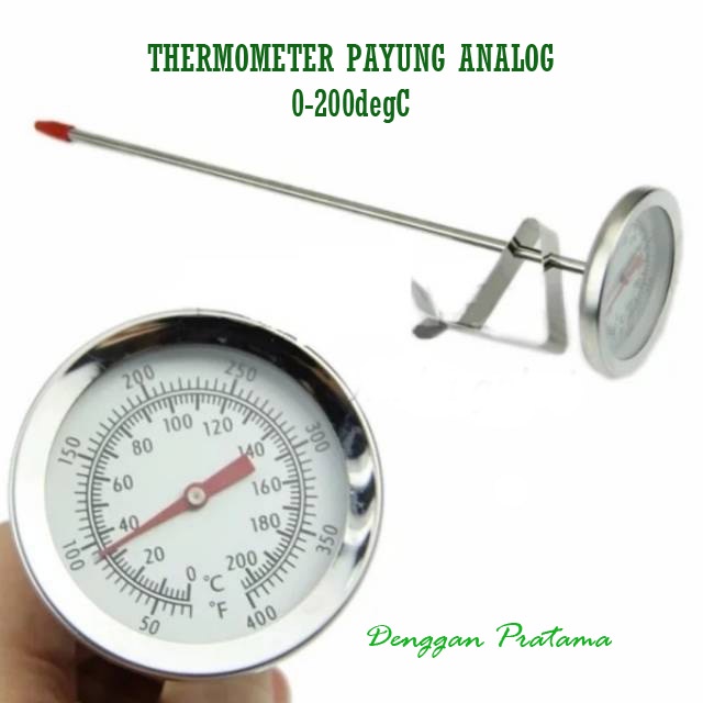 Manual Thermometer Analog Cooking Meat Coffee Milk BBQ Thermometer ...