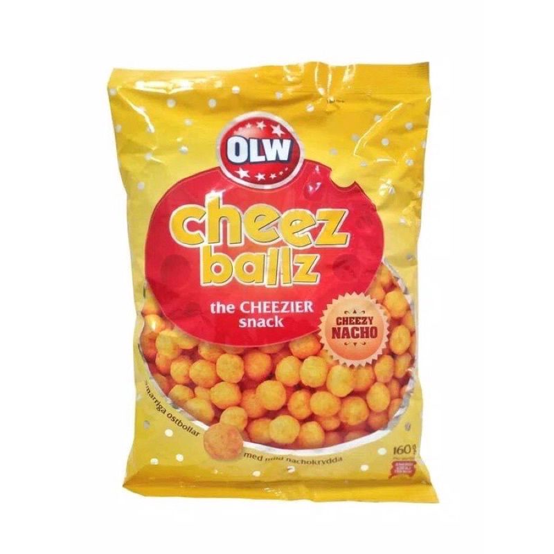 Olw Cheez Doodles and Cheez Ballz 160gr - Snack Import | Shopee Philippines
