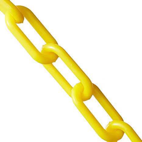Plastic yellow chain =8mmx25m /6mmx25m | Shopee Philippines