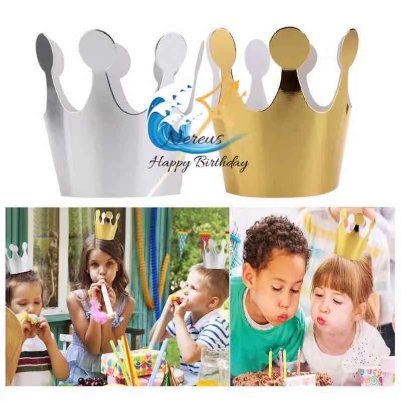 Cute Mini Paper Crown Party Hat for Princess Prince King Queen Theme ...