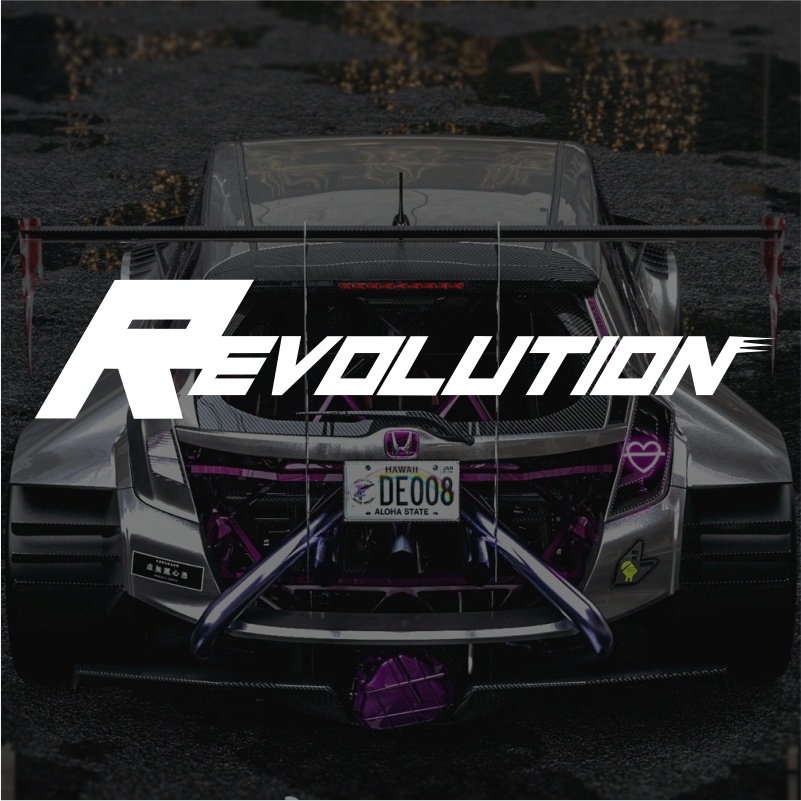 P-a316.Hollow Car Sticker Revolution Reflective Car Sticker Windshield ...
