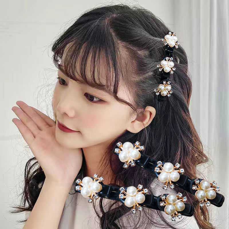 Bangs Duckbill Clip Pearls Bangs Hairpin Fix Bangs Clip Bangs Barrettes ...