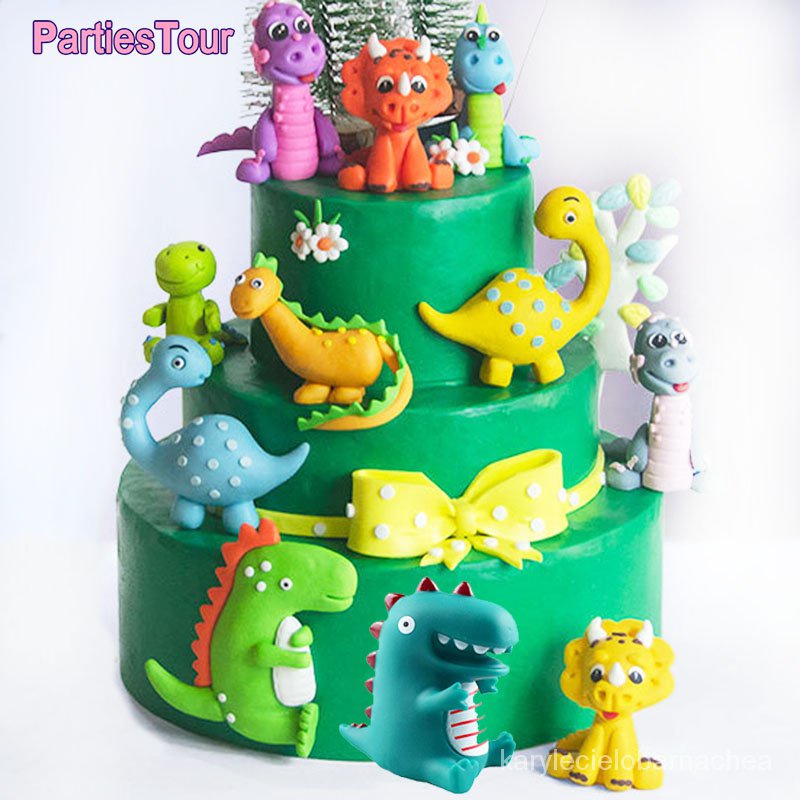 Dinosaur Cake Topper Dino Birthday Party Decoration For Boy Girl Kids ...