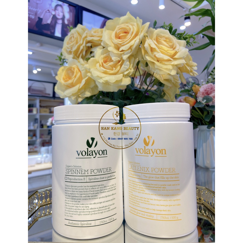 Volayon Spirulina Mask restores and regenerates skin 500g | Shopee ...