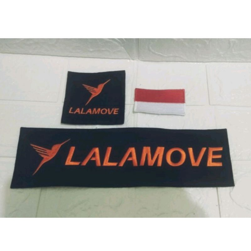 Computer Embroidery Lalamove LOGO Bet EMBLEM Patch 1SET EMBLEM ...