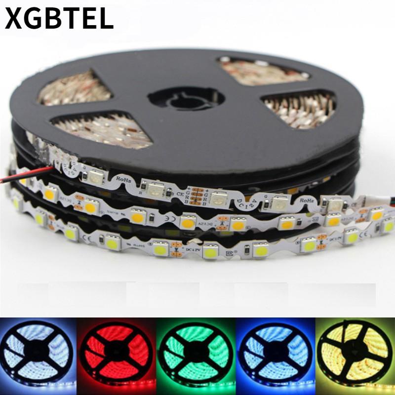 5m 12V S Shape LED Strip LED Flexible Tape 5050 RGB Warm White White ...