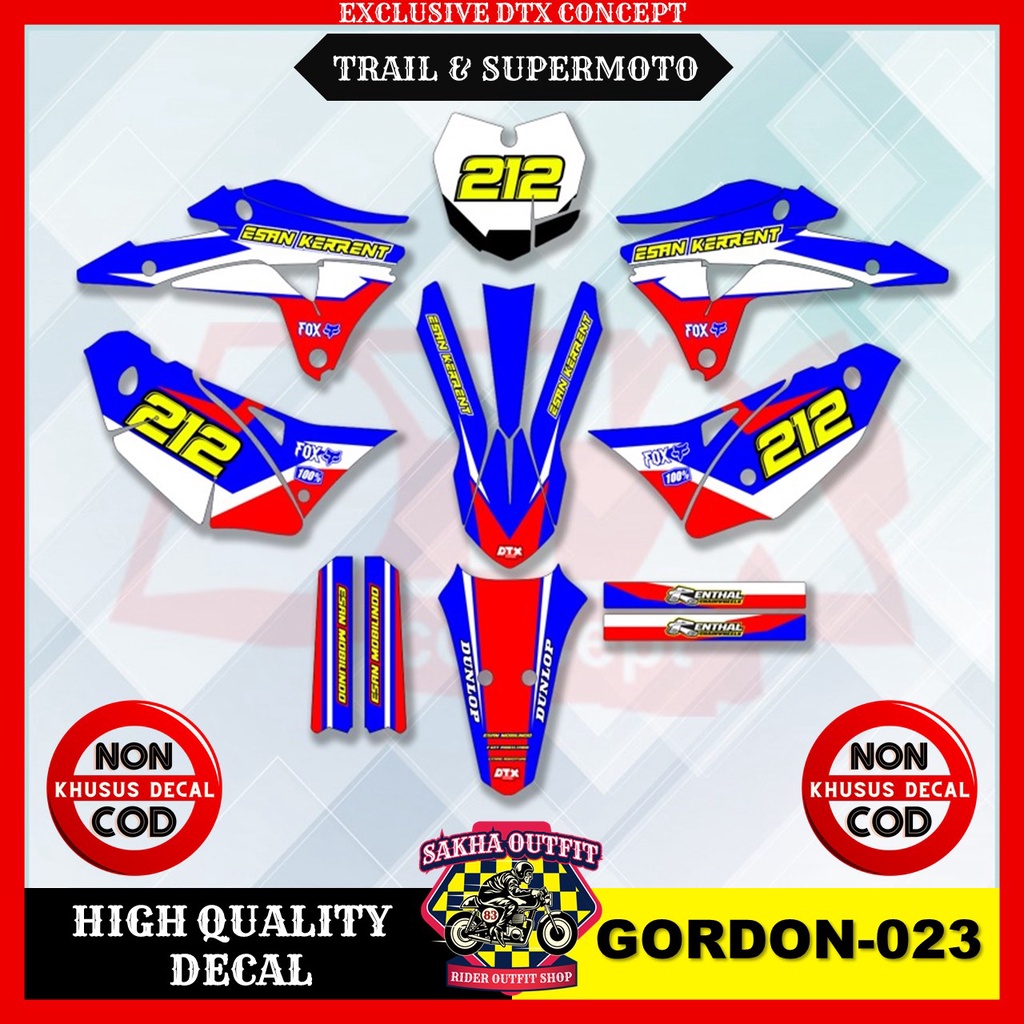 Decal klx GORDON decal GORDON decal klx GORDON full body decal body ...