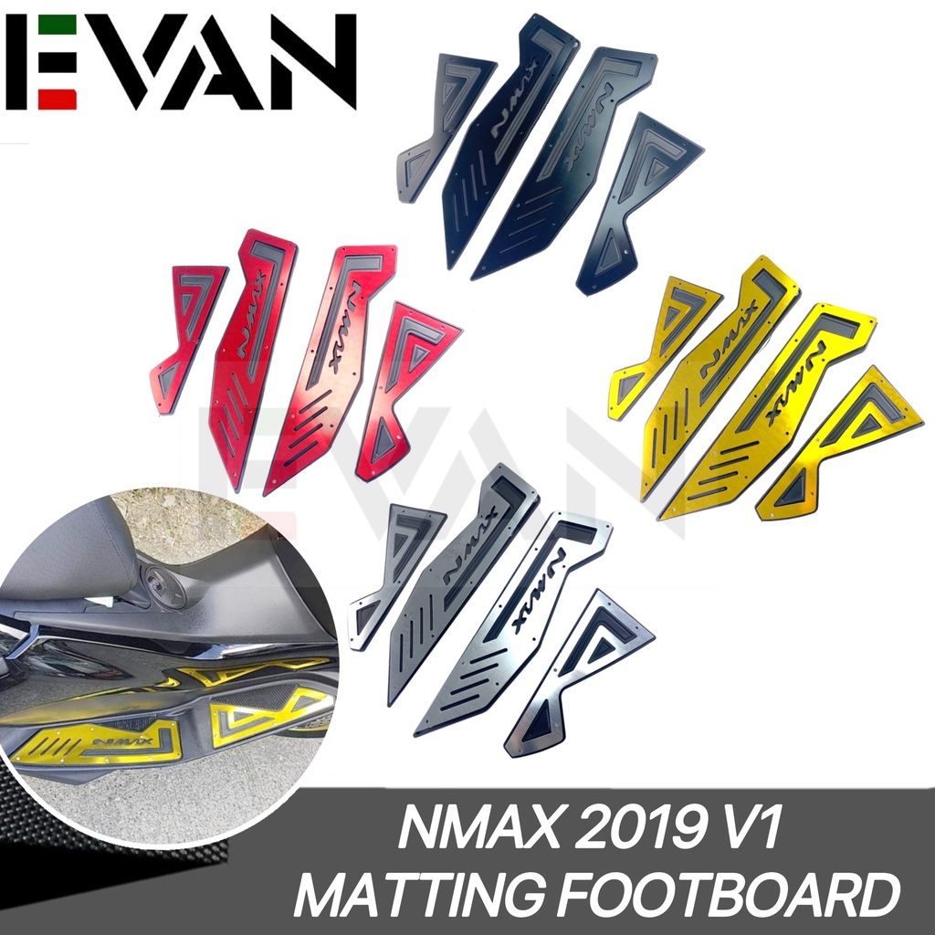 Nmax 2019 V1 Matting Footboard With Complete Bolts and Nuts Included ...
