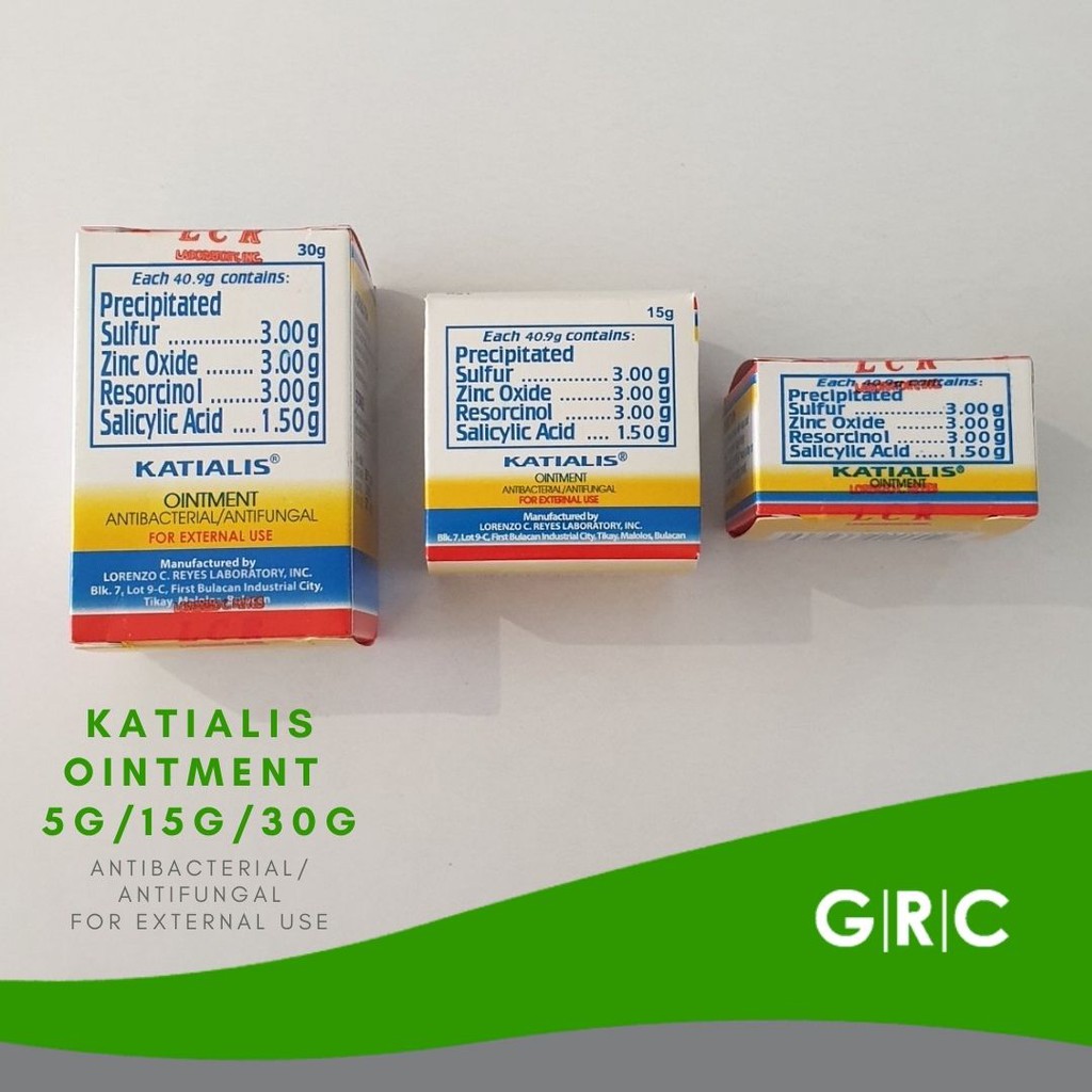 Katialis Ointment 5G/15G/30G Antibacterial/Antifungal | Shopee Philippines