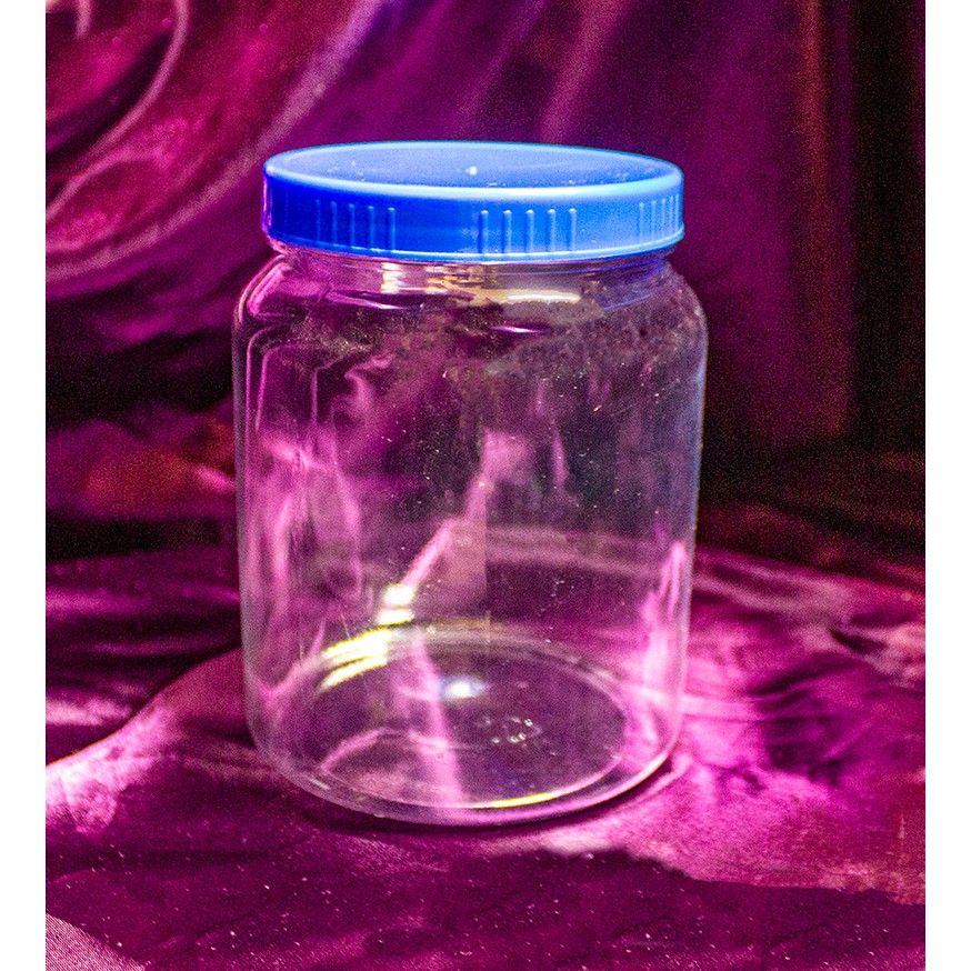 A093 PET 1 Liter Round Plastic Jar with 90 mm cap with Induction Liner ...