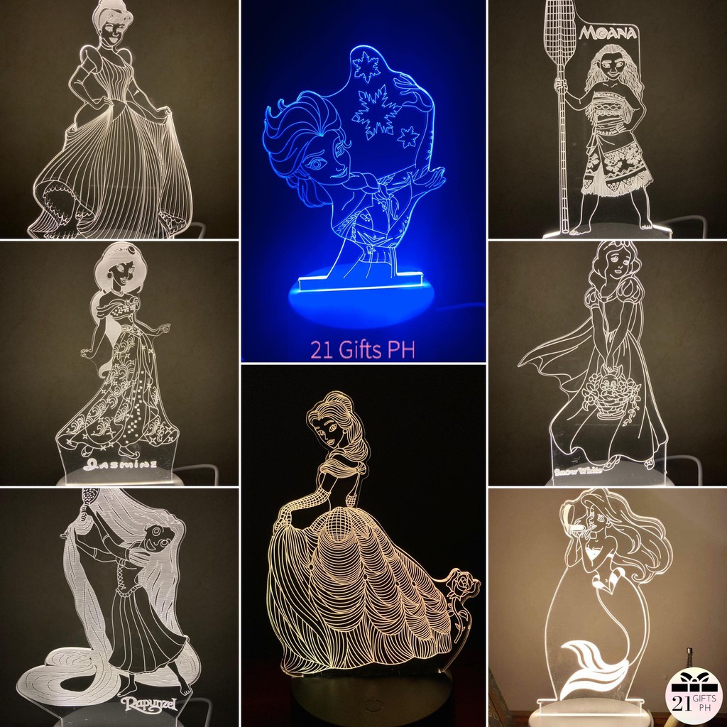 Disney Princess Cinderella/Belle/Rapunzel/Moana/Snow White/Ariel/Frozen ...