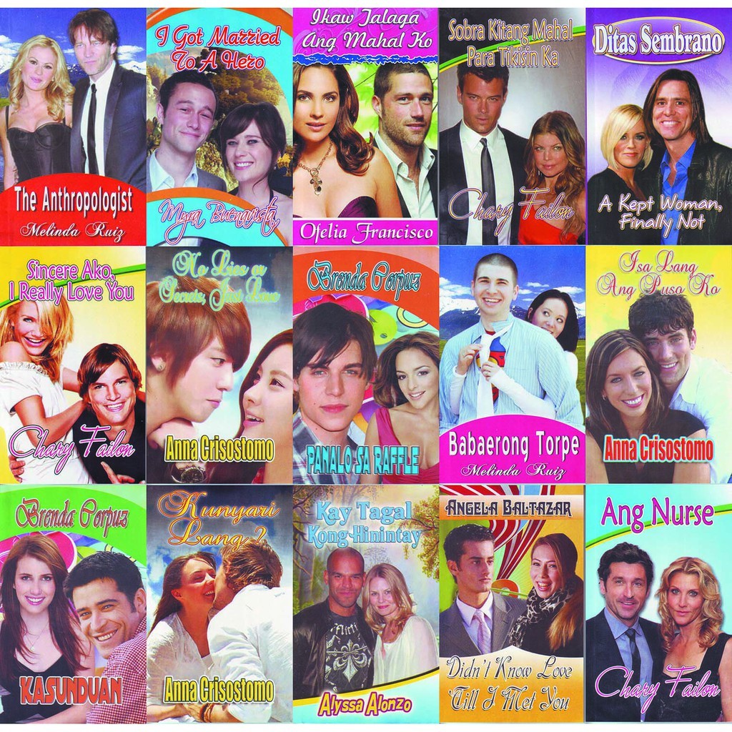 A - Tagalog Romance Pocketbooks Brand New Non PHR , Glossy Cover , Non ...