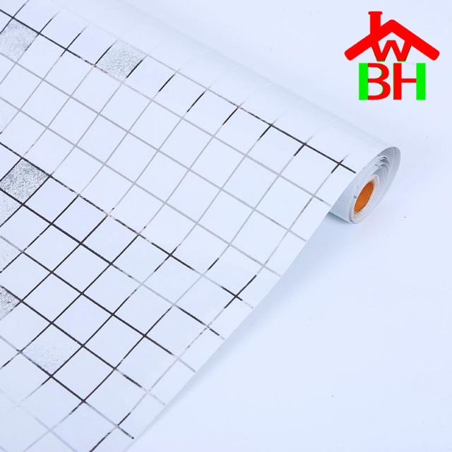 BHW Adhesive Kitchen Sticker Color White PVC Waterproof Oilproof ...