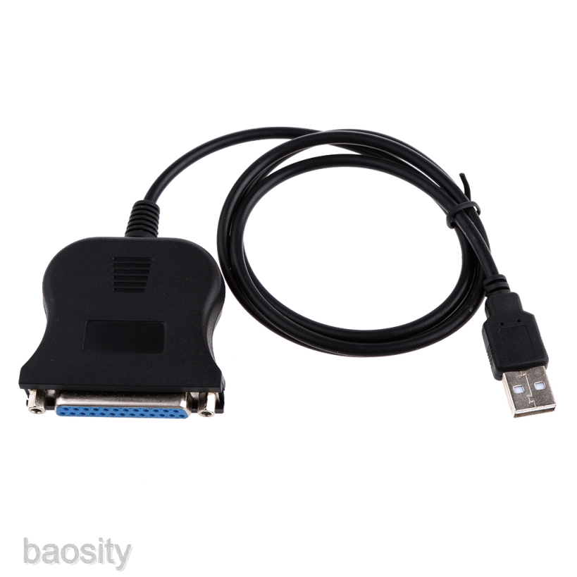 USB 2.0 to DB25 Parallel Printer Cable LPT Adapter Wire 1284 | Shopee ...
