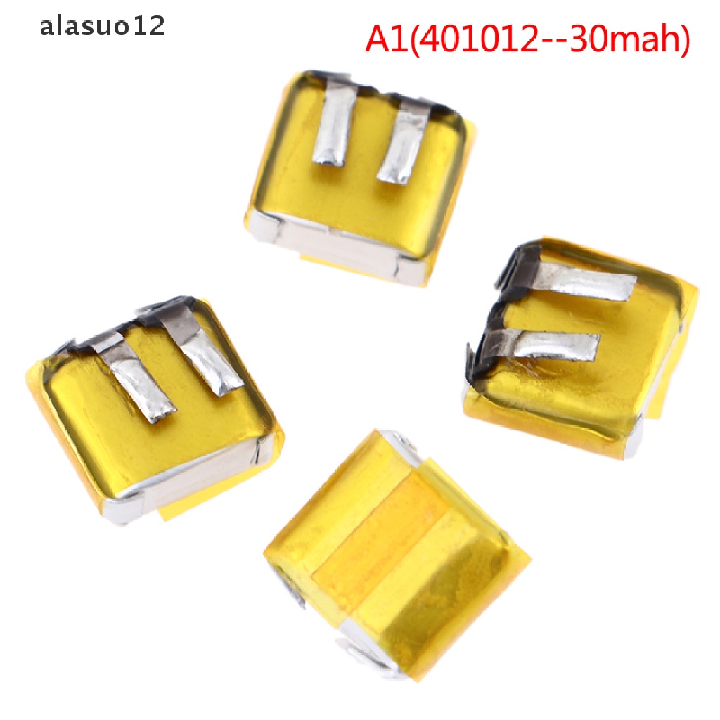 [alasuo12] 4Pcs 3.7v 50mah 501012 30MAH 400909 401012 Polymer Lithium ...
