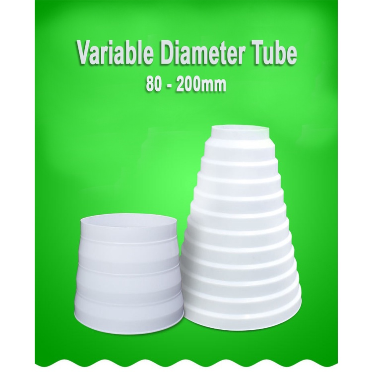 Manzan Variable Diameter Tube for Flexible Duct Air Conditiong and ...