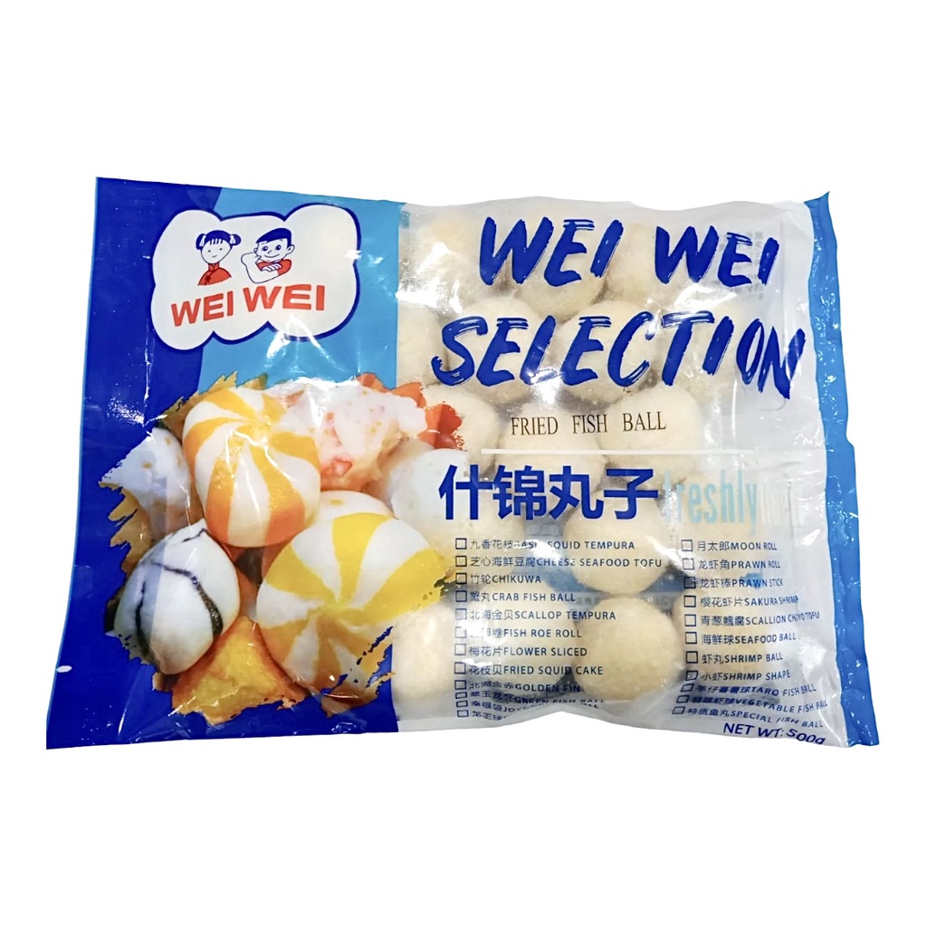 Wei Wei Fried Fish Ball 500g HOT POT SHABU SHABU BALLS | Shopee Philippines