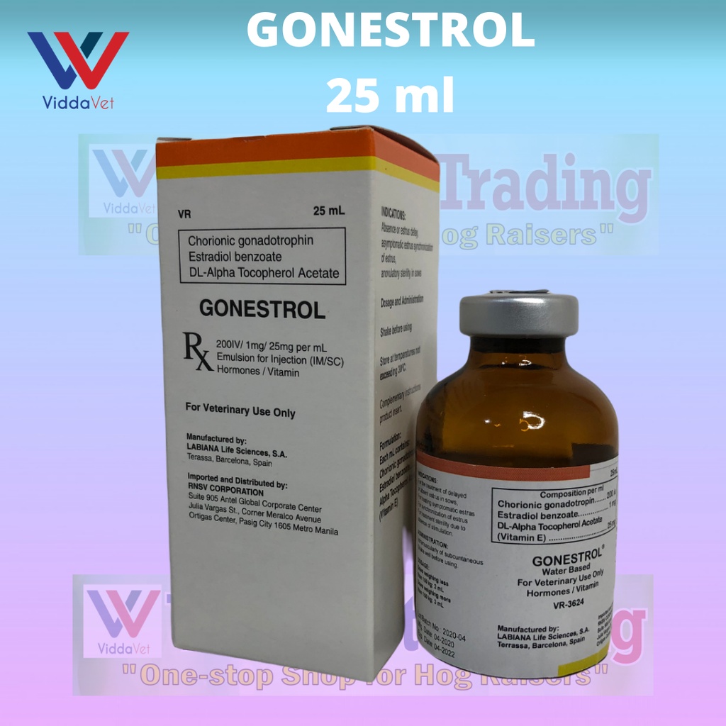 25ml Gonestrol Gonadotropin and estradiol for estrus stimulus for ...