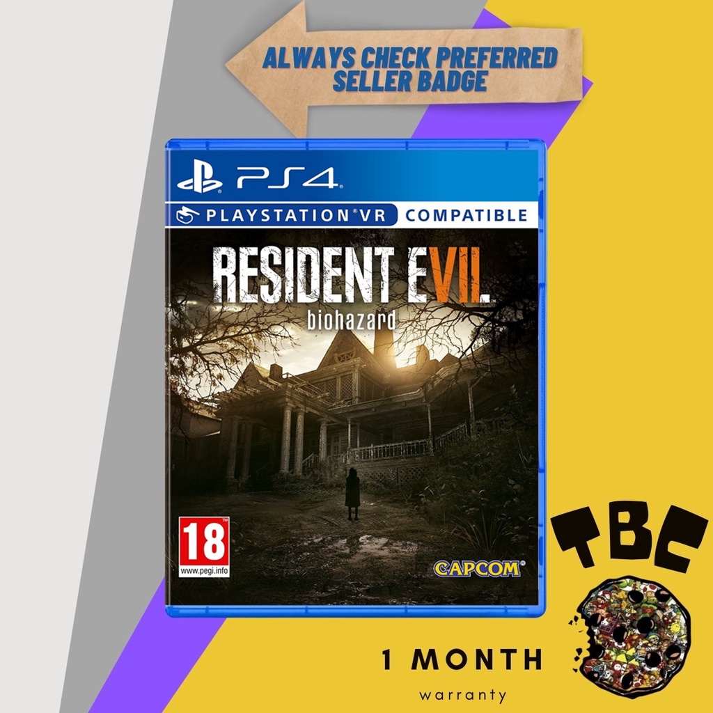 PS4 Resident Evil 7 - Playstation 4 [R2] | Shopee Philippines
