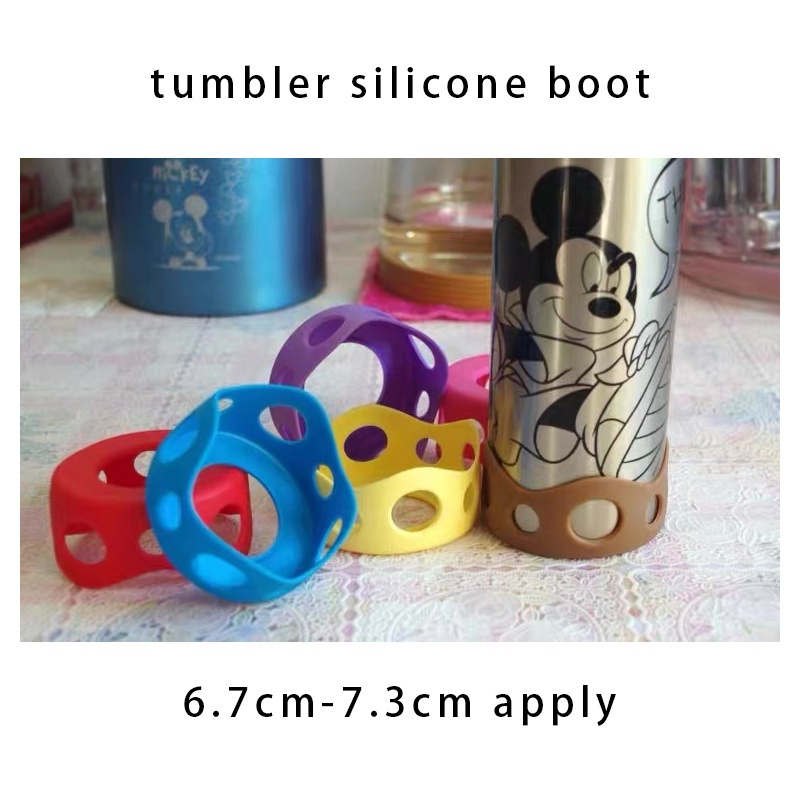 tumbler silicone boot 6.7-7.3cm for aquaflask tyeso 530ml thermos boot ...