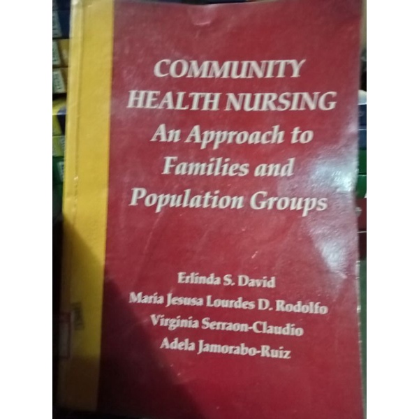 COMMUNITY HEALTH NURSING (BOOK SALE)SLIGHTY USED) | Shopee Philippines